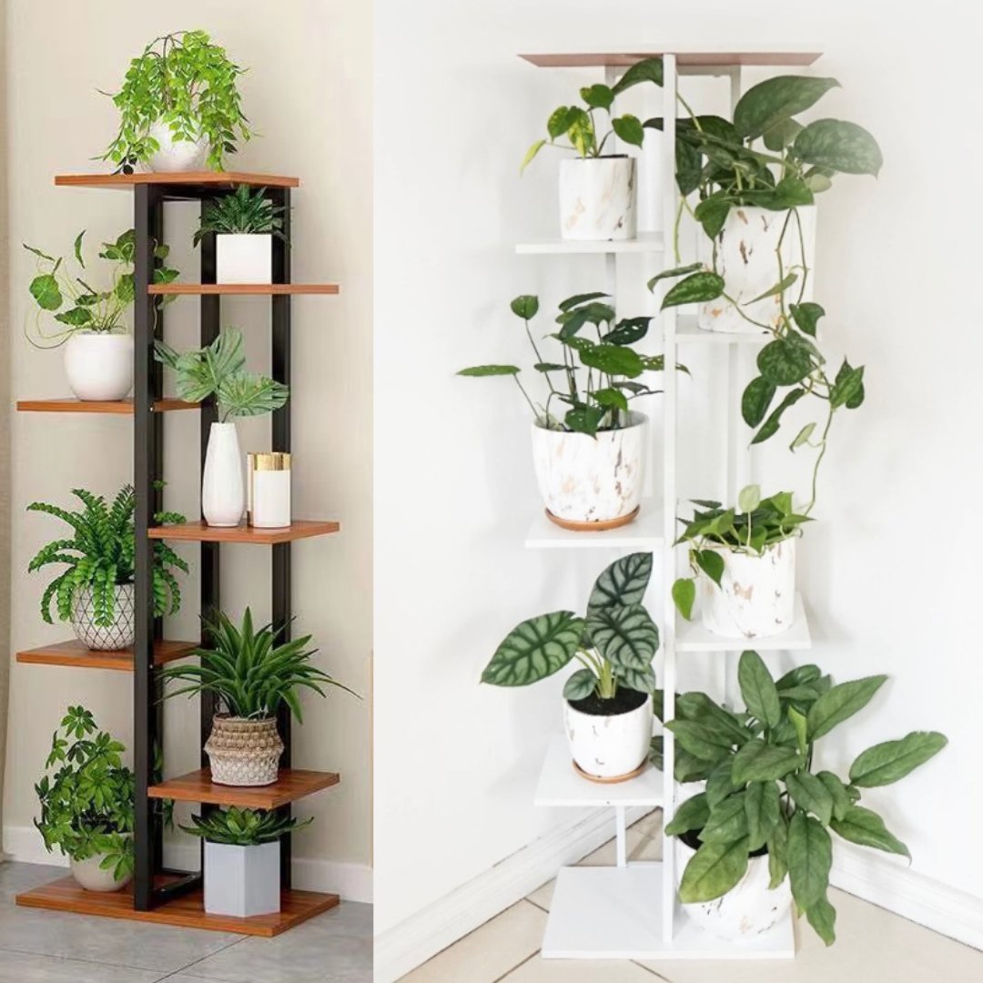 7 Tier Modern Iron Plant Rack – Pots For Plants