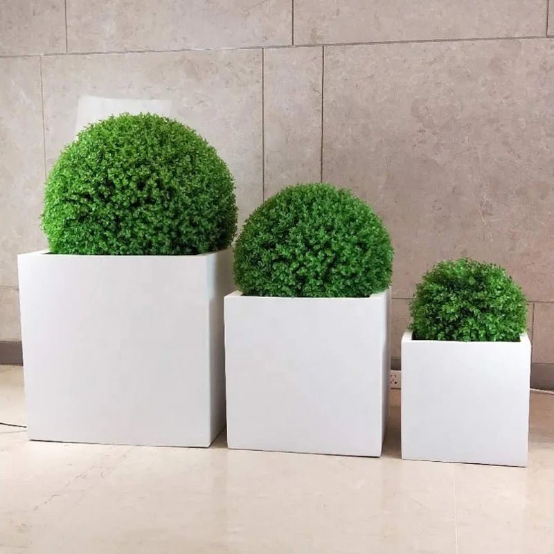 CUBE (FP-92) Fiberglass Planter – Pots For Plants