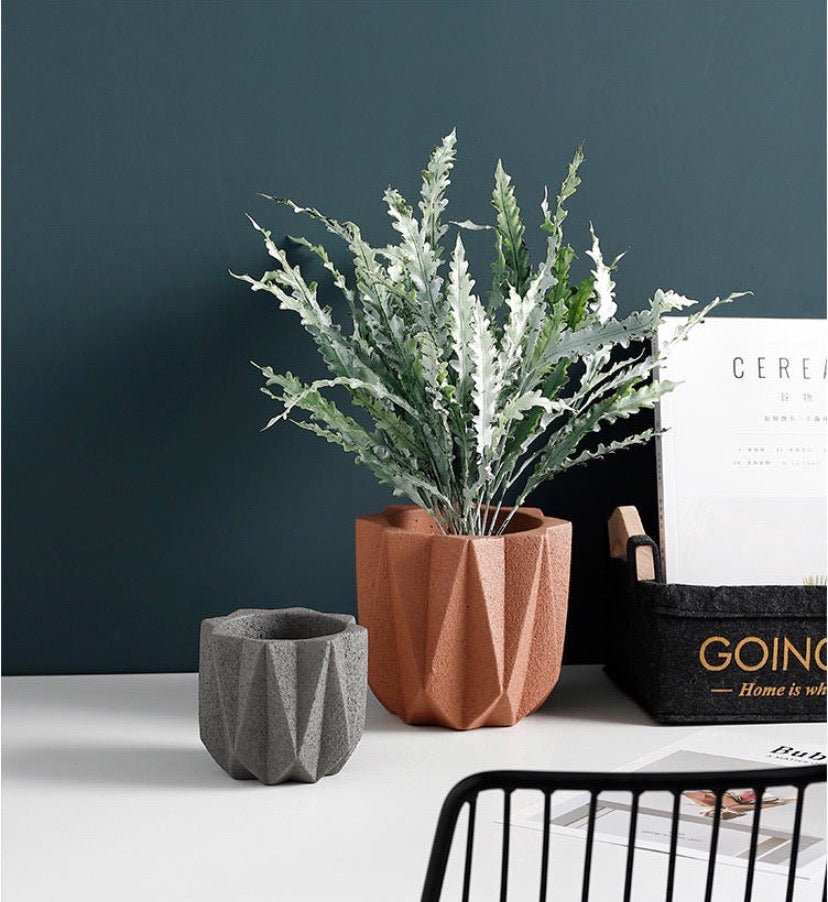 Concrete geometric Planter – Pots For Plants